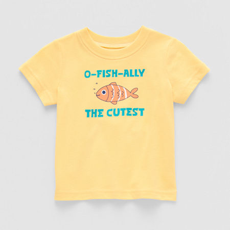 Click here for Okie Dokie Baby Boys Round Neck Short Sleeve Regul... prices