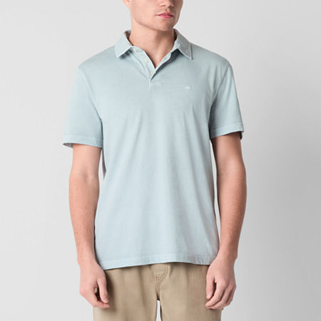 Click here for Arizona Mens Short Sleeve Washed Polo Shirt  Mediu... prices