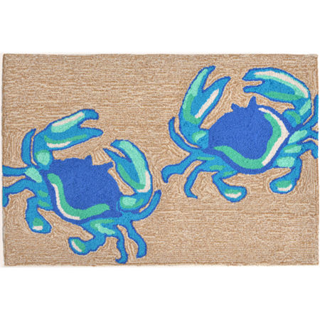 Click here for Liora Manne Front Porch Indoor/Outdoor Crabs Natur... prices