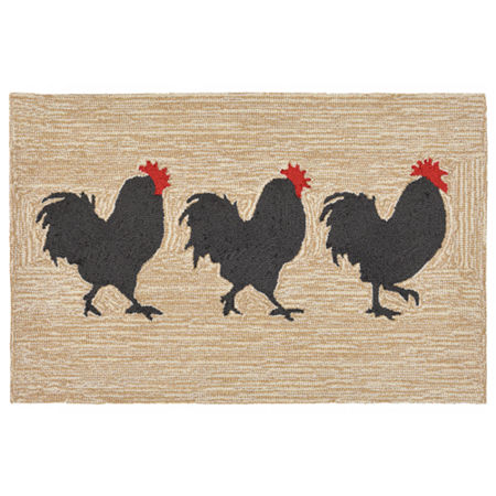 Click here for Liora Manne Front Porch Indoor/Outdoor Roosters Ne... prices