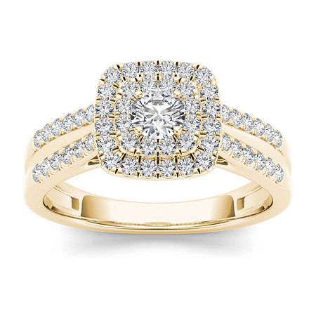 Click here for 3/4 CT.T.W. Natural Diamond 10K Yellow Gold Engage... prices