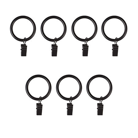 Click here for Umbra Large 7-pc. Curtain Rings  One Size  Black prices