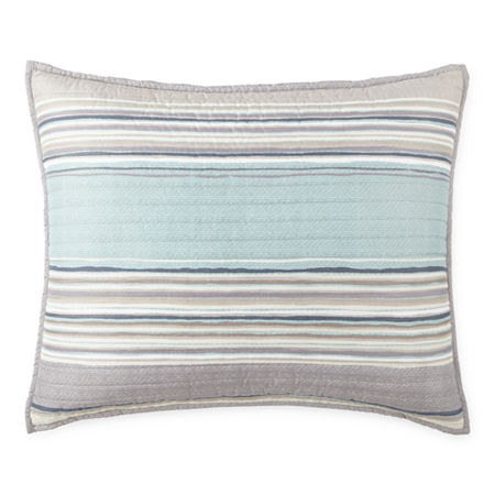 Click here for Home Expressions Reagan Pillow Sham  One Size  Blu... prices