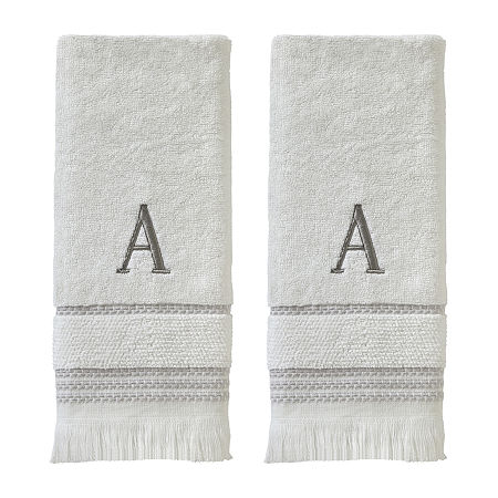 Click here for Saturday Knight Casual Monogram 2-pc. Hand Towel... prices