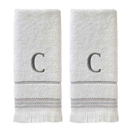 Click here for Saturday Knight Casual Monogram 2-pc. Hand Towel... prices