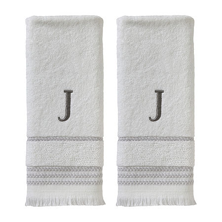 Click here for Saturday Knight Casual Monogram 2-pc. Hand Towel... prices