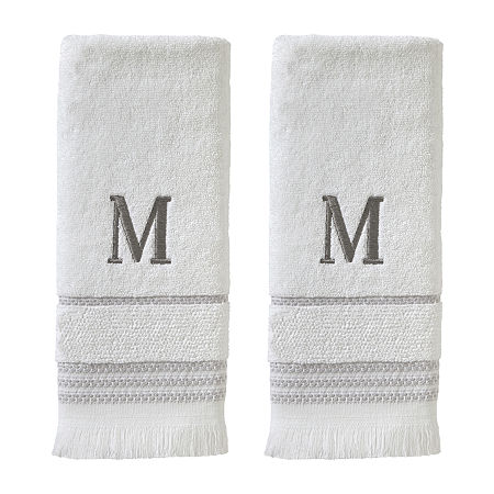 Click here for Saturday Knight Casual Monogram 2-pc. Hand Towel... prices