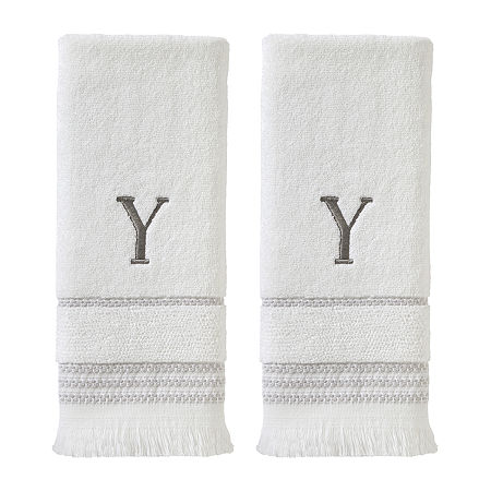 Click here for Saturday Knight Casual Monogram 2-pc. Hand Towel... prices