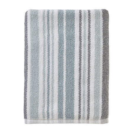 Skl Home Farmhouse Stripe Cotton Bath Towel  54 x 28 - Multi
