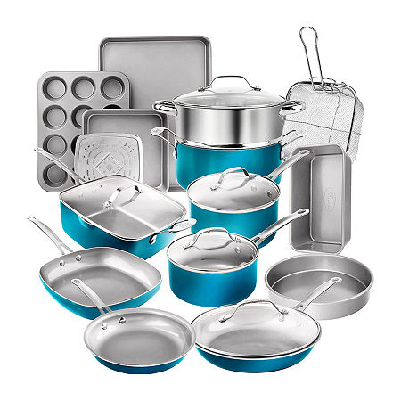 Click here for Gotham Steel Aqua Blue 20-pc. Nonstick Cookware an... prices