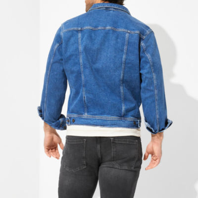 mutual weave Stretch Mens Denim Jacket - JCPenney