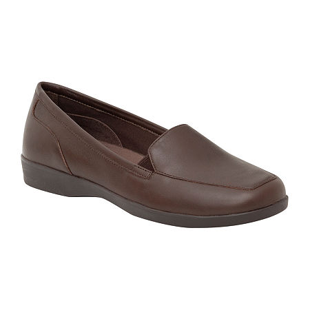 Click here for Easy Spirit Devitt Womens Round Loafers  6 1/2 Wid... prices