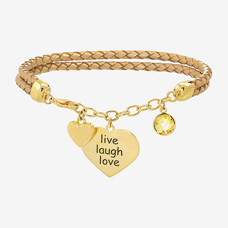 Click here for Sparkle Allure Leather Womens Yellow Cubic Zirconi... prices
