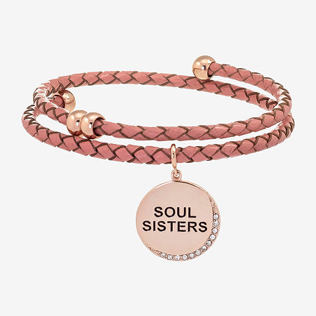 Click here for Sparkle Allure Pink Leather Coil Soul Sister Women... prices
