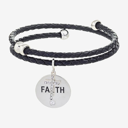 Click here for Sparkle Allure Black Leather Coil Faith Womens Cub... prices