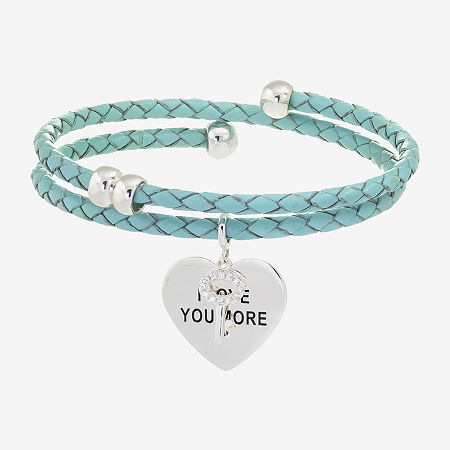 Click here for Sparkle Allure Light Blue Leather Coil Womens Cubi... prices