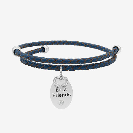 Click here for Sparkle Allure Navy Blue Leather Coil Best Friend... prices