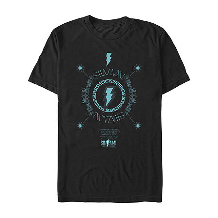 Click here for Mens Crew Neck Short Sleeve Shazam Graphic T-Shirt... prices