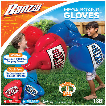 Click here for Banzai Kids Inflatable Mega Boxing Gloves  One Siz... prices