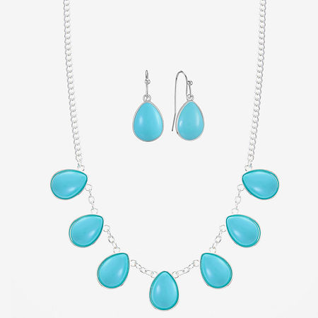 Click here for Liz Claiborne Collar Necklace And Drop Earring Wom... prices