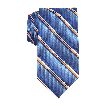 Click here for Stafford Pickering Striped Tie  One Size  Blue prices