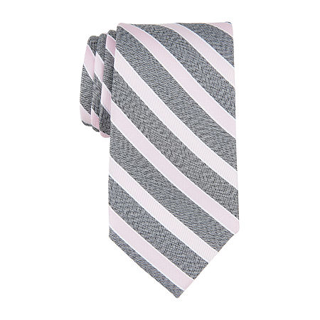 Click here for Stafford Shane Striped Tie  One Size  Gray prices