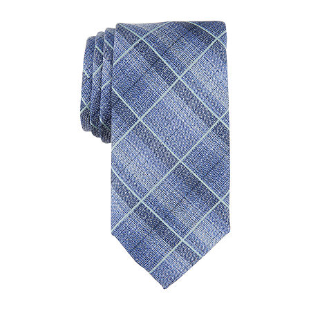Click here for Stafford Worley Plaid Tie  One Size  Blue prices