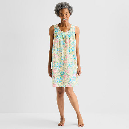 Click here for Adonna Womens Poplin Scoop Neck Nightgown  Petite... prices