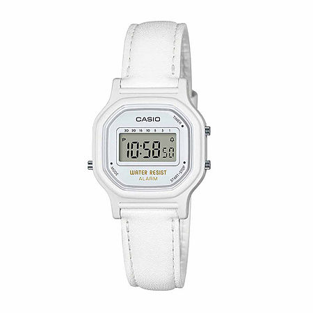 Click here for Casio Womens Digital White Strap Watch La-11wl-7ap... prices