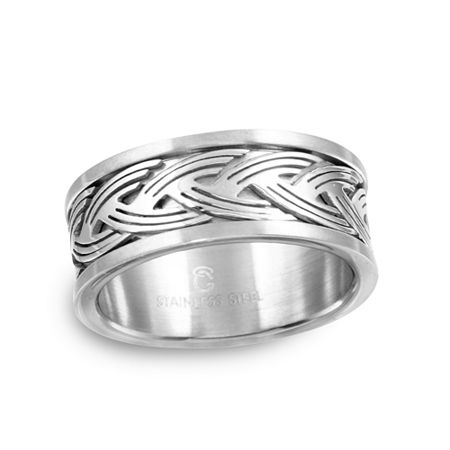 Click here for Mens 9M Stainless Steel Wedding Band  7 prices