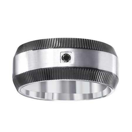 Click here for Mens 10MM Diamond Accent Natural Black Diamond Sta... prices
