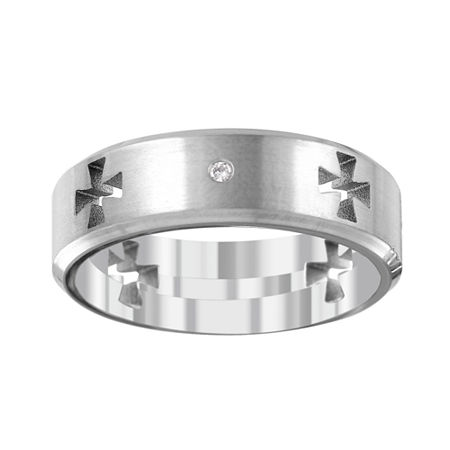 Click here for Mens 5MM Diamond Accent Natural White Diamond Tita... prices