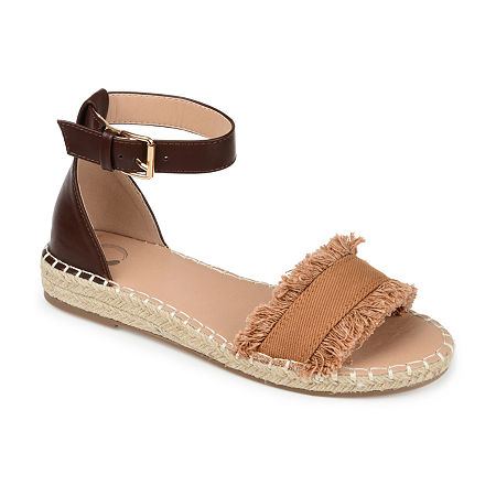 Journee Collection Womens Tristeen Espadrille Sandals - Tan