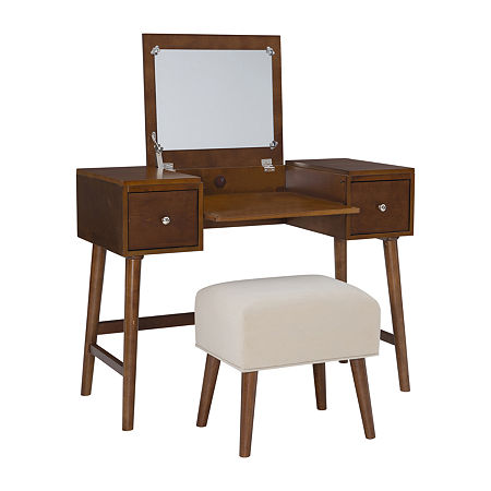 Click here for Veness Bedroom Collection 2-pc. Vanity & Stool Set... prices