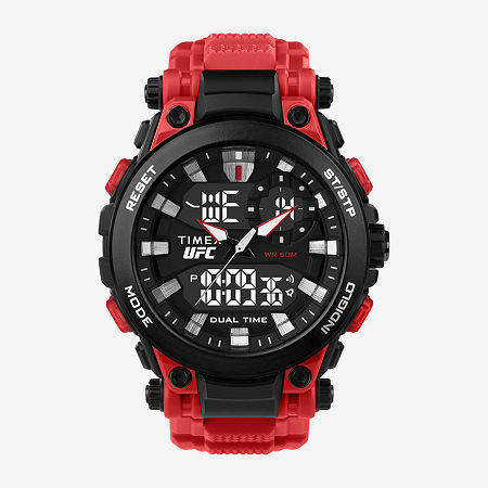 Click here for Timex UFC Mens Red Strap Watch Tw5m53000jt  One Si... prices