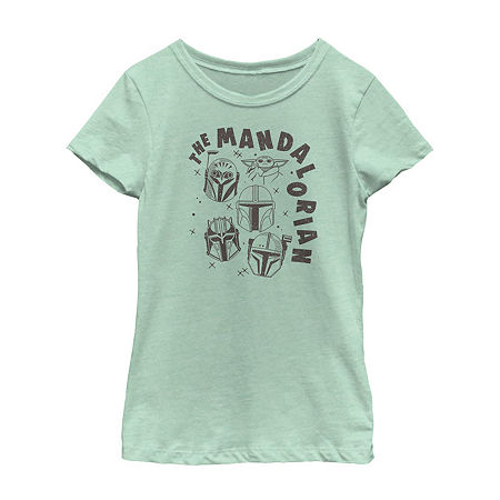 Click here for The Mandalorian Little & Big Kid Girls Crew Neck S... prices