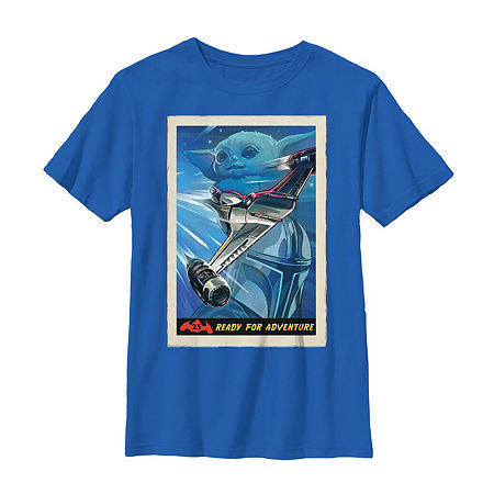 Click here for Mandalorian Little & Big Kid Boys Crew Neck Short... prices