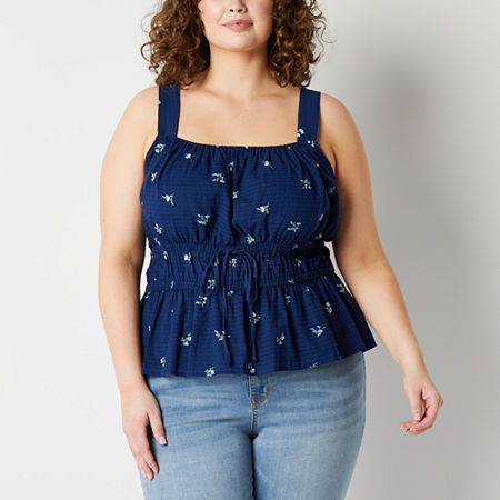 Click here for a.n.a Womens Plus Square Neck Sleeveless Tank Top... prices