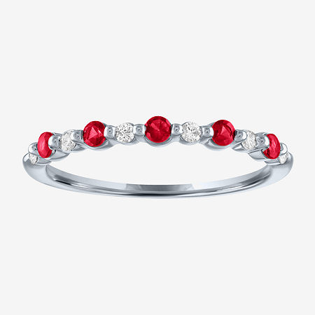 Click here for Modern Bride Lab-Created Gemstone and 1/10 CT.T.W.... prices