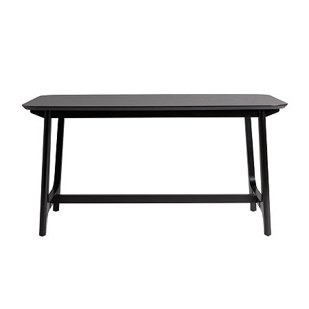 Click here for Walker Edison Rectangular Wood-Top Dining Table  O... prices
