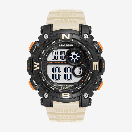 Click here for Armitron Mens Digital Brown Strap Watch 40/8284bbe... prices