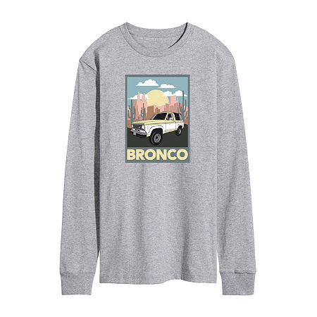 Click here for Mens Long Sleeve Ford Bronco Graphic T-Shirt  Xx-l... prices