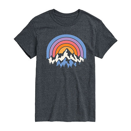 Click here for Mens Short Sleeve Graphic T-Shirt  Small  Gray prices