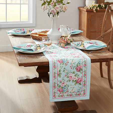 Click here for Vintage-Like Floral Garden Table Runner  13 x 70 -... prices