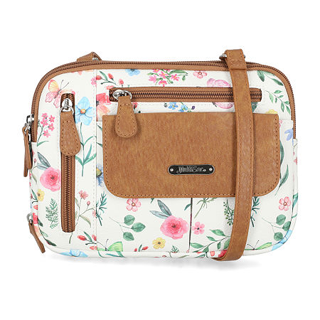 Click here for Multi Sac Zippy Crossbody Bag  One Size  White prices