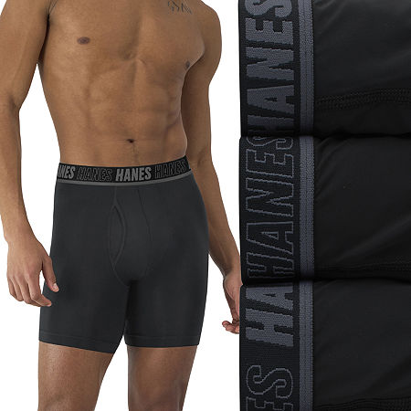 Click here for Hanes Mens Moves Xtemp Performance Boxer Briefs  3... prices