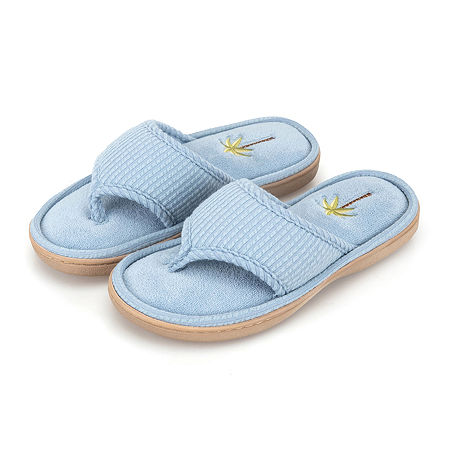 Click here for Isotoner Womens Slip-On Slippers  Small  Blue prices