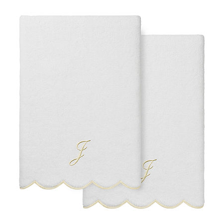 Click here for Linum Home Textiles Adornia Scallop Personalized 2... prices