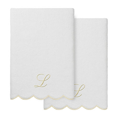 Click here for Linum Home Textiles Adornia Scallop Personalized 2... prices