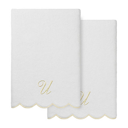 Click here for Linum Home Textiles Adornia Scallop Personalized 2... prices